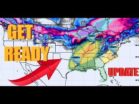 This Bomb Cyclone Is SHIFTING - Snow Totals & Severe Weather!
