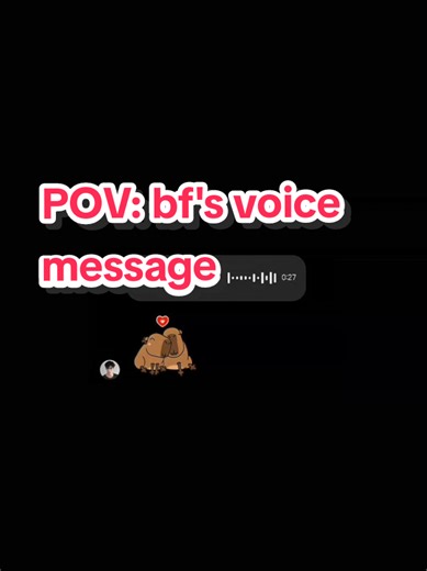 Clingy Boyfriend's Soft Spoken Voice Message