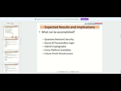 Passwordless Authentication using PQC