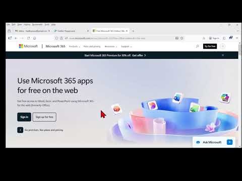 Microsoft 365 Excel Lesson 1: Generating, opening, and saving files.