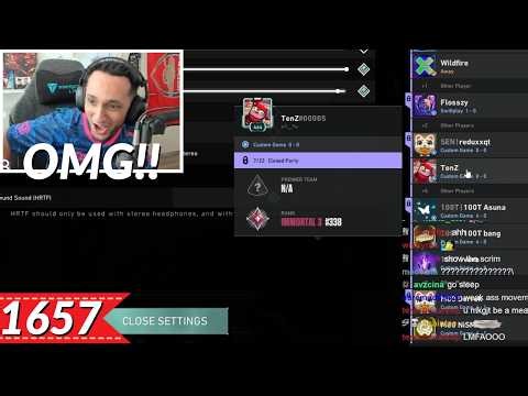 SEN TenZ is Back? TenZ Scrimming with Sentinels | Most Watched VALORANT Clips Today V1657