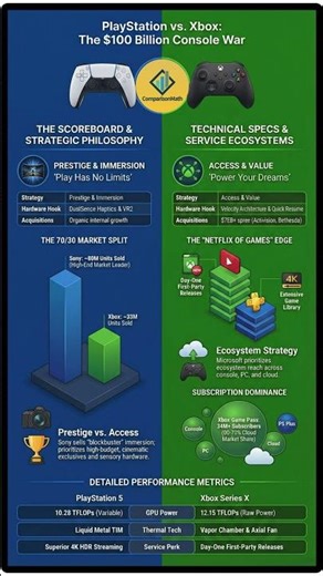 PlayStation vs Xbox: The $100 Billion Console War