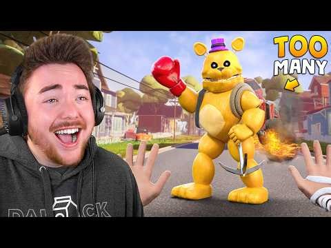 FAST FREDBEAR but HE USES ITEMS... (Jetpack, Boxing Gloves, Grappling Hook)