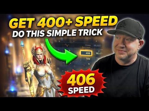 Get 400+ Speed - Important Tricks To Do Everyday - Start Now - Raid: Shadow Legends - RSL