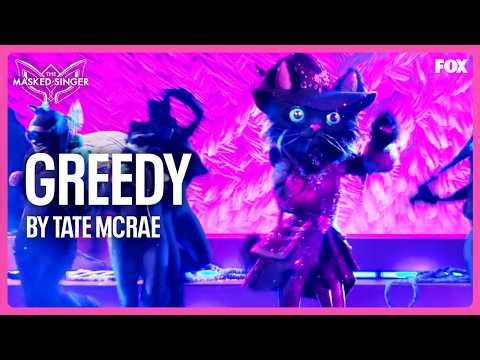 Cat Witch Performs “Greedy” by Tate McRae | Season 14 | The Masked Singer