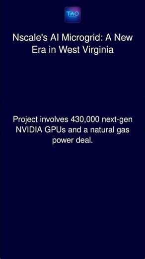 Nscale's AI Microgrid: A New Era in West Virginia