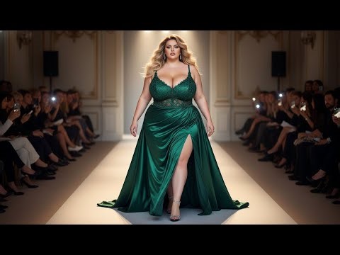 Plus Size Model Dazzles on Runway: Confidence, Style, and Empowerment #PlusSizeFashion #Runway