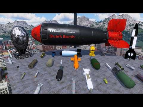 Testing EVERY Nuclear Bomb on a City in Garry’s Mod!