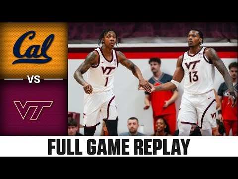 Cal vs. Virginia Tech Full Game Replay | 2025-26 ACC Men's Basketball