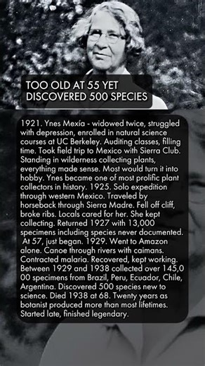 👴🦋 TOO OLD AT 55 YET DISCOVERED 500 SPECIES