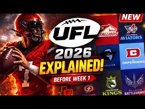 UFL 2026: Everything You Need to Know (Teams, Rules & Season Format)