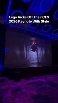 Lego Kicks Off Their CES 2026 Keynote with Style #ces2026