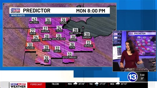 LIVE: First Alert Weather Day for high winds Meteorologist Annie Giovannucci | 13abc