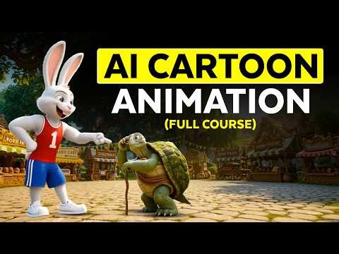 Make a Full 3D Cartoon Animation with AI (Consistent Characters + Lip Sync)