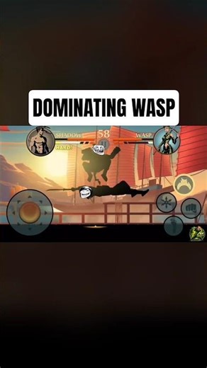 DOMINATING WASP | Shadow Fight 2 Funny Moments Short #35