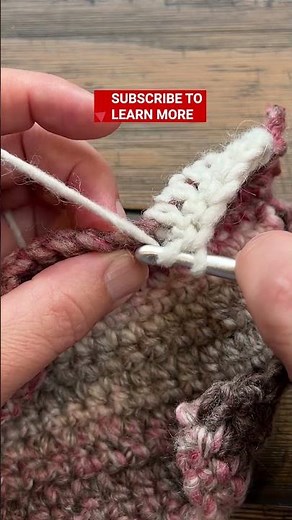 What Does flo or Front Loop Only Mean in Crochet? #crochet