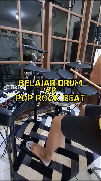 Belajar Drum #8 - Pop Rock Beat Tutorial