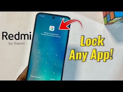 How to Lock Apps on Any Redmi Phone - Set Password for Apps