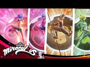 🐞 All Miraculous Ladybug Transformations from "Sleeping Syren" Episode 6x06 (French Dub 🇨🇵)🐞