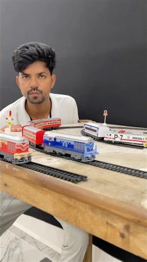 Indian Railways Nadille Train Ho Scale Model Crash Oil Tank On Tracks