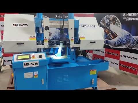 Fully Automatic Bandsaw Machine Max Cutting Capacity 350mm Dia, Model BDH-350P