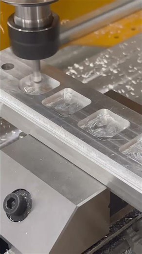 Teste Fresa topo 6mm 1 aresta a 5000mm/min em alumínio 7075T651 #7075 #cnc