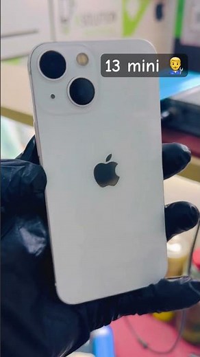 iPhone 13 mini back panel change, iPhone 13 mini back glass change @rsolution02 #youtubeshorts