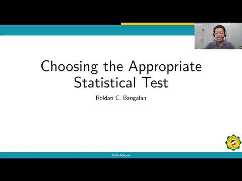 STAT L1 Choosing the Appropriate Statistical Test