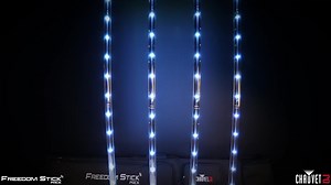 Gear up for holiday parties with the CHAUVET DJ Freedom Stick Pack! These are a unique and versatile free-standing RGB LED that can be pixel-mapped for ultimate programming creativity. This battery powered fixture has a built-in D-Fi receiver that allows it to be placed anywhere. Learn more here: https://www.chauvetdj.com/products/freedom-stick-pack/ | CHAUVET DJ