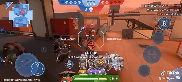 Combo khiến đối thủ phải e dè trong Mecha Arena