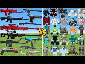 What TaCZ Anomaly Gun Can Defeat The Most All New Strong Bosses in Minecraft?