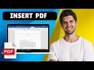 How To Insert PDF File In Word AS Picture (Quick & Easy)