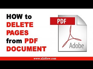 How to Delete Unwanted Pages from a PDF Document