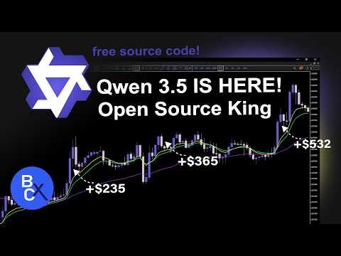 FREE CODE! | Qwen 3.5 IS HERE! 📈 Build the ULTIMATE AI Trading Bot (Open Source King) #forextrading