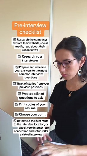 Are you preparing for your next job interview? Follow this checklist to ensure success  Check out more interview tips at:  resumegeniusDOTme/interview-tips #interviewtips #jobinterview #checklist #jobsearchtips #jobsearching #careeradvice #jobseeker | Resume Genius | Facebook