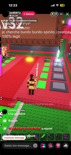 Partie 2 du scammer nul Hahaha dommage c’est rater je suis plus malin que vous alors du coup les complice ont ment ? #sab #live #roblox #gaming #fyp du coup il demander a c’est complice de venir dire qu’il est legit en plus 🤣🤣