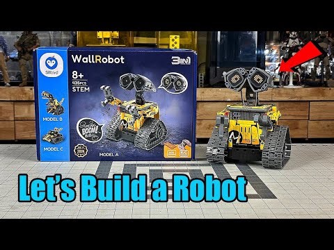 Sillbird STEM Building Toys, 3in1 Remote & APP Controlled Creator Wall Robot Build and Review