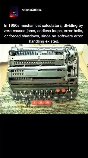 1950s Calculator vs Divide by Zero😱