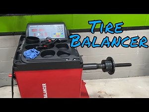 Unbox and set up the new wheel tire balancer machine in our shop. Upgrade