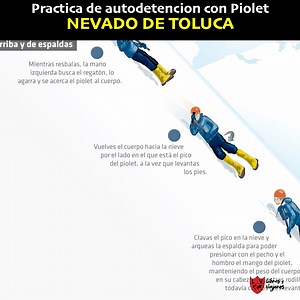 Asi fue mi practica de auto detencion con Piolet en el Club Alpino Mexicano | Libres y viajeros