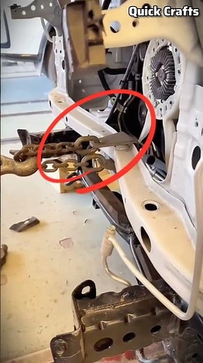 Professional Chassis Alignment Fixing a Damaged Car Frame #shorts