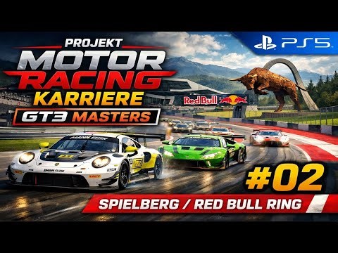 Project Motor Racing Karriere German GT3 Maters PS5 Deutsch #02 (Spielberg /Red Bull Ring)