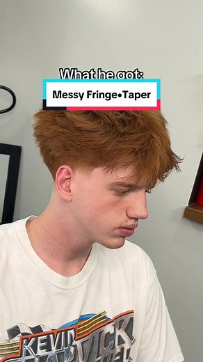 Messy Fringe Taper Haircut - Get Your Desired Look Today!