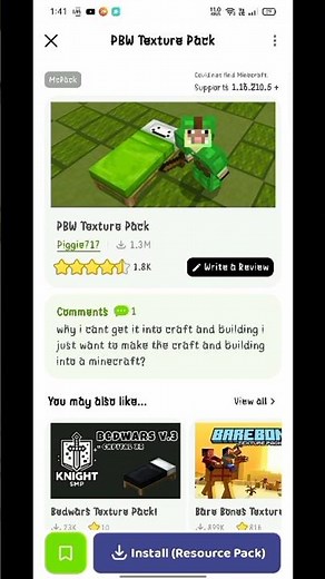 How to Make Crafting & Building Look Like Minecraft PE! 😱🔥 #tutorial