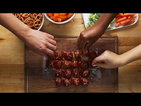 BBQ Bacon Ice Tray Meatballs