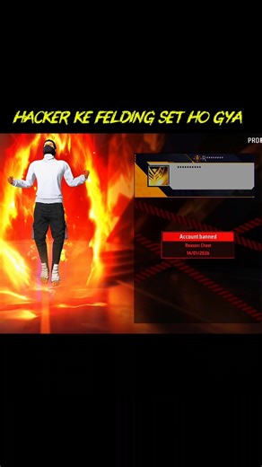 HACKER'S KE FELDING SET HO GAYE 🤡🥶 || GARENA NE HACKER BAN KAR DIYE ☠️ #freefire #HACER #ID BAN