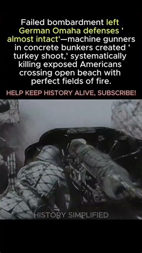 German Defenses ALMOST INTACT — "Like a Turkey Shoot" || WW2 #shorts #ww2