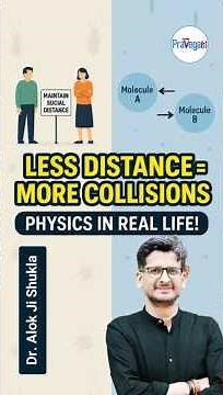 How Social Distancing Proves Collision Theory 🔬 | Alok Sir | CSIR NET, GATE, IIT JAM Physics #Shorts