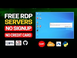 Get FREE RDP Server with Unlimited Root Access | No Payment Required | No Sign Up Required