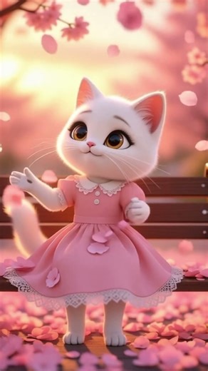 Cute Cat in Winter Snow | Cozy 3D Animation | Pixar-Style CGI #smartcats